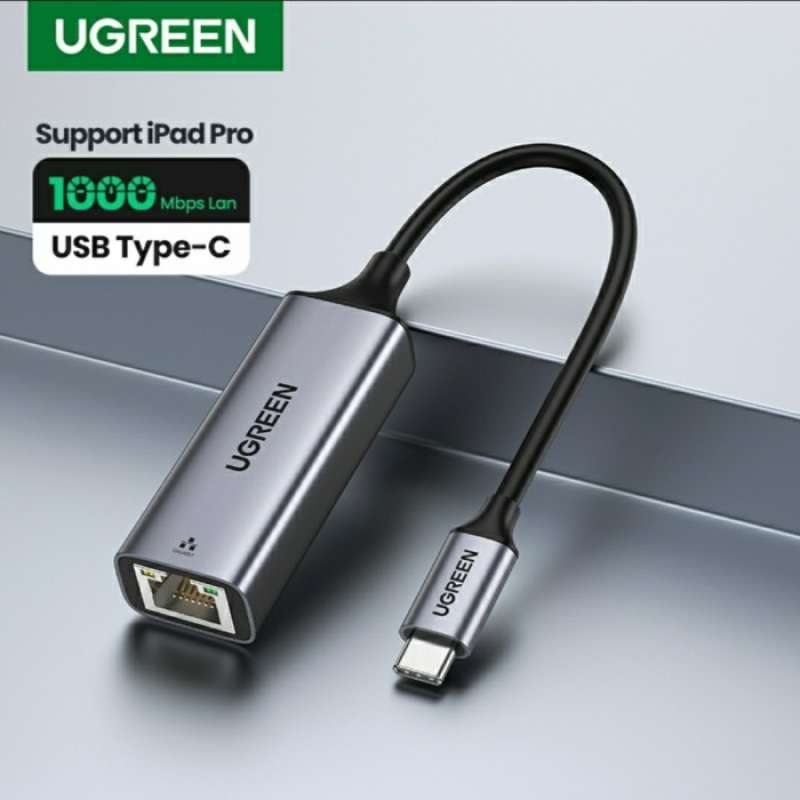 Promo Ugreen USB C to LAN RJ45 Network Adapter Gigabit Ethernet ...