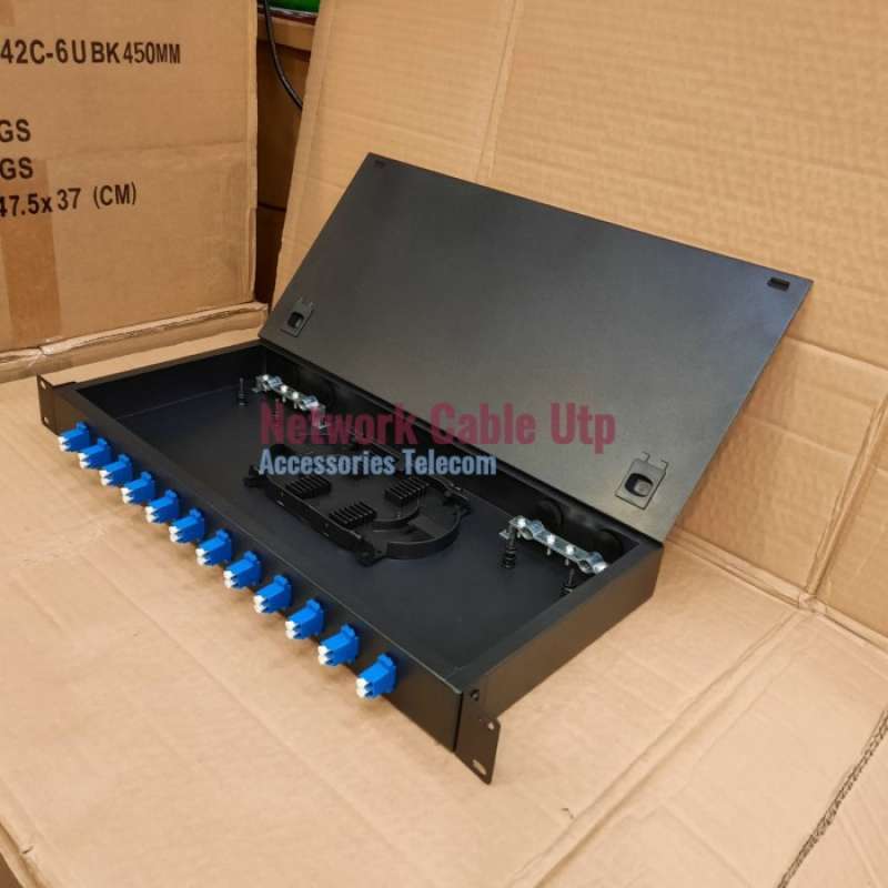 Promo Otb Rack 24 Core Lc-lc Duplex Singlemode + Adapter Saja Diskon 23 ...