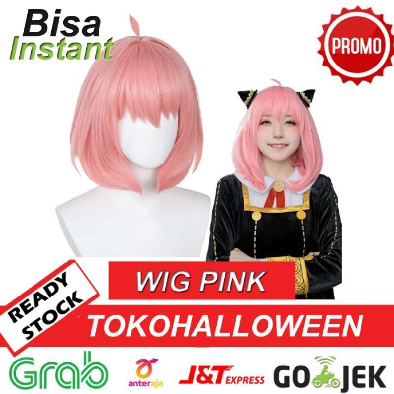 Promo Wig Pink Cosplay Anya Forger Sakura Dll Diskon 23% Di Seller Vulva Store - Kalibata, Kota ...