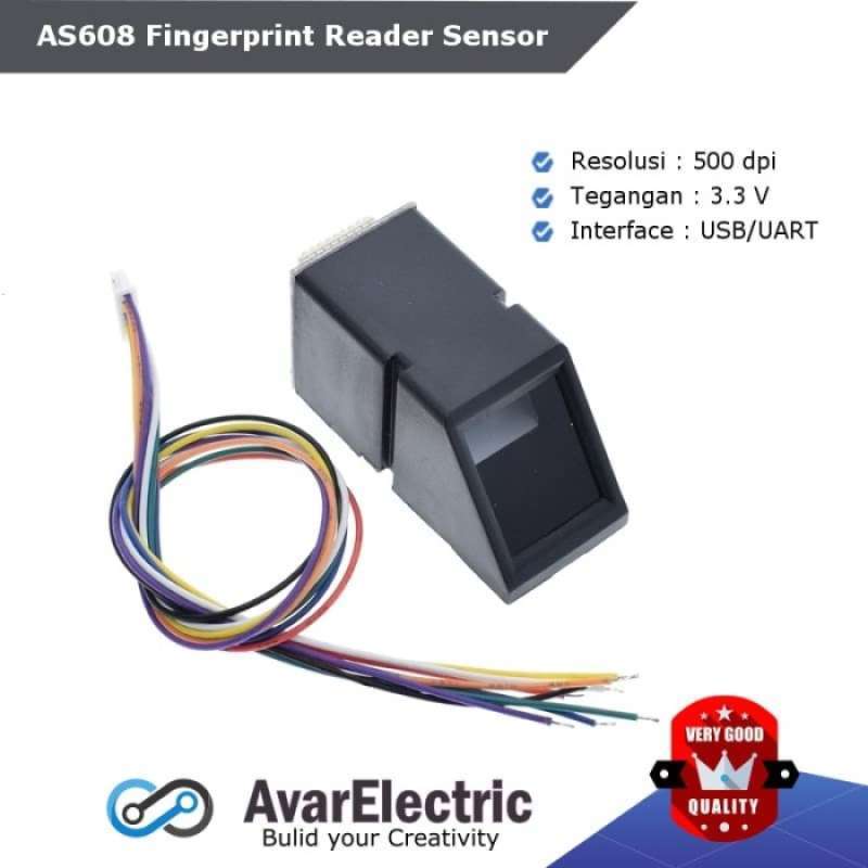 Promo AS608 Fingerprint Reader Sensor Sidik Jari AS 608 Arduino ...