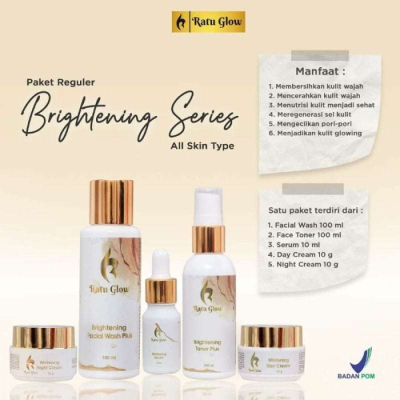 Promo RATU GLOW, PAKET GLOW SERIES, PAKET BRIGHTENING SERIES, REGULER, SKINC Diskon 23% di ...