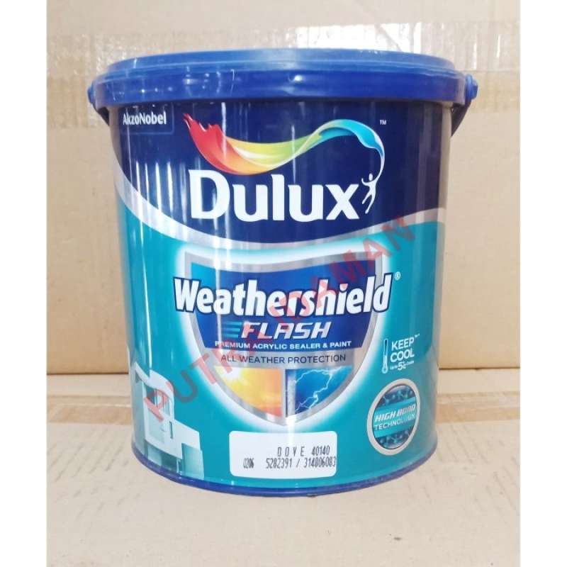 Promo Dulux Weathershield Flash Cat Tembok Pail Brilliant White 2
