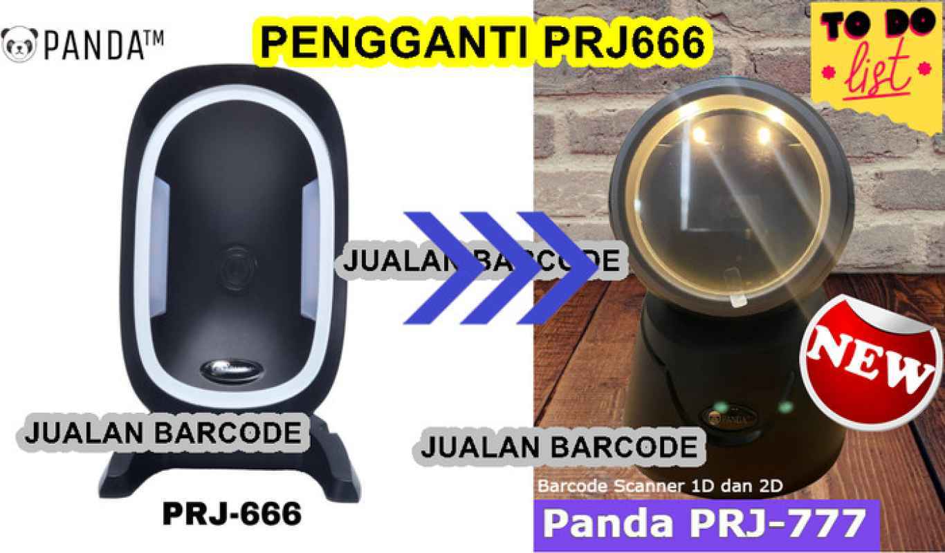 Promo BARCODE SCANNER E-FAKTUR 2D PANDA PRJ-870 (QR CODE-PDF 417-EFAKTUR) Diskon 23% di Seller ...