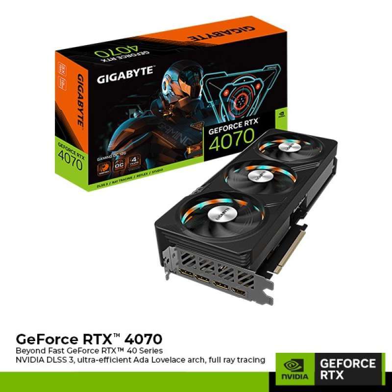Promo VGA Card Gigabyte GeForce RTX­ 4070 GAMING OC 12G - 12GB GDDR6X ...