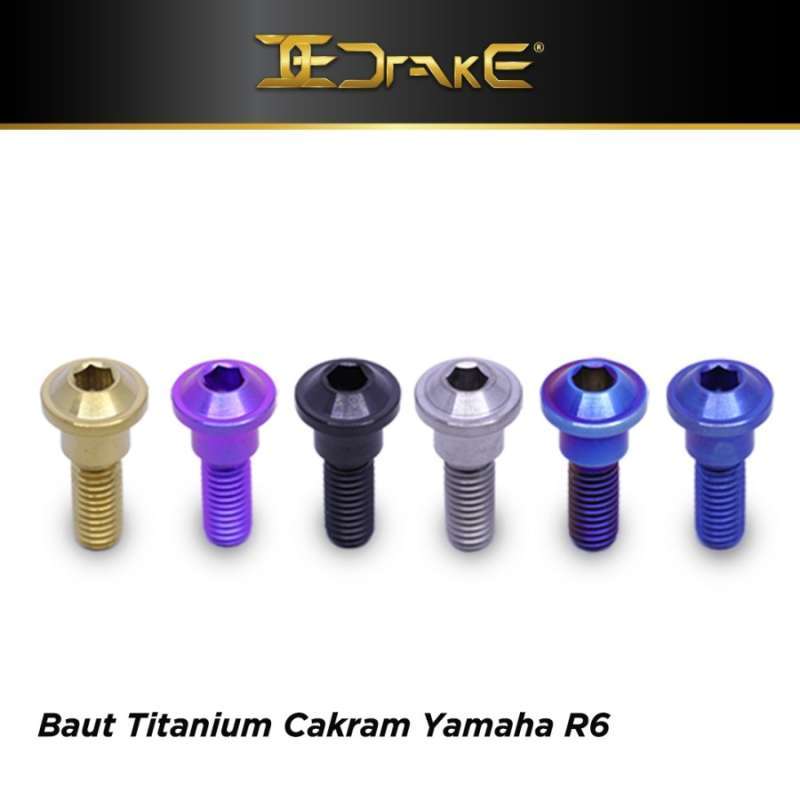 Jual Drake Titanium Baut Cakram Yamaha R6 Original Di Seller Drake ...