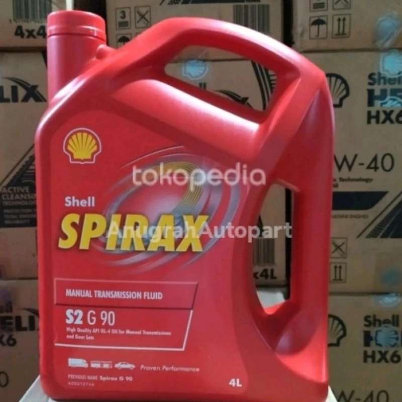 Promo Oli Shell Spirax S2 G 90 Transmisi Manual 4LITER Diskon 23% di ...