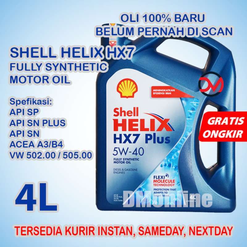 Promo Shell Helix HX7 5W-40 4L Diskon 23% di Seller Zacko Store ...