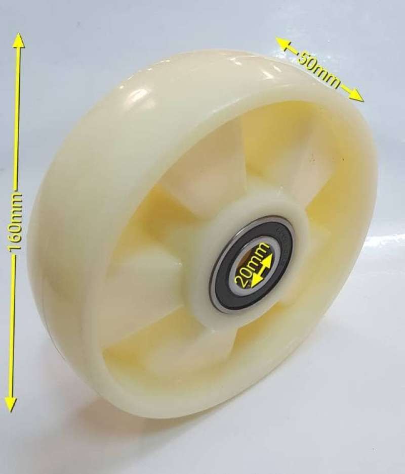 Jual Roda Hand pallet Handlift Krisbow Nylon Nilon 160x50 160 x 50 mm ...
