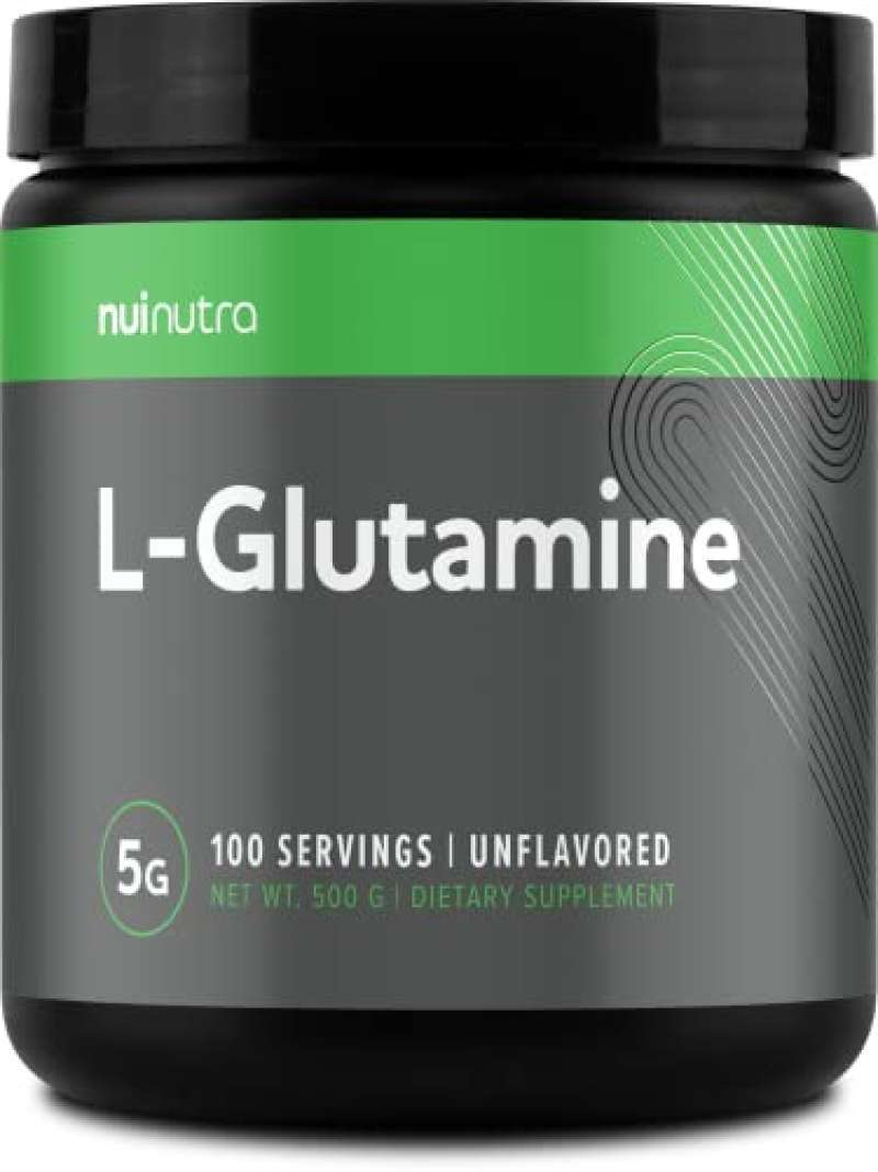 Promo NUI NUTRA L Glutamine Powder Supplement 500G Tub, 5G Per Serving ...