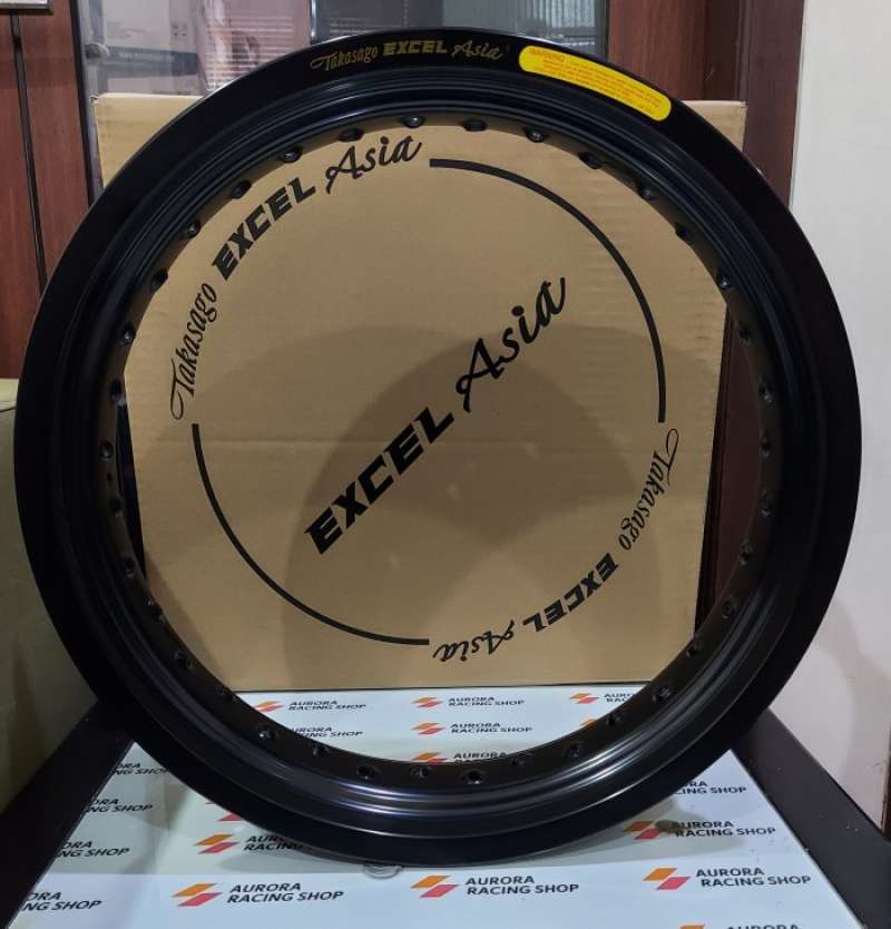 Promo Velg Takasago Excel 17 x 350 Hole 36 warna Black Diskon 23% di ...