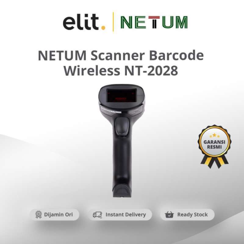 Jual NETUM Scanner Barcode Wireless NT-2028 di Seller Retail Indo ...