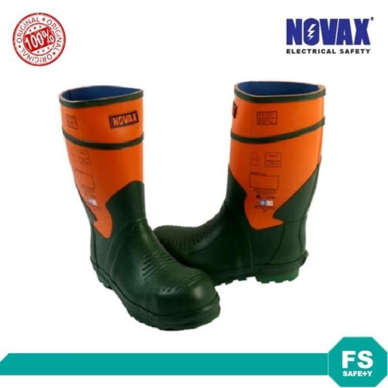 Promo Novax Sepatu Boots Anti Listrik 20 KV Safety Shoes Diskon 23% di ...