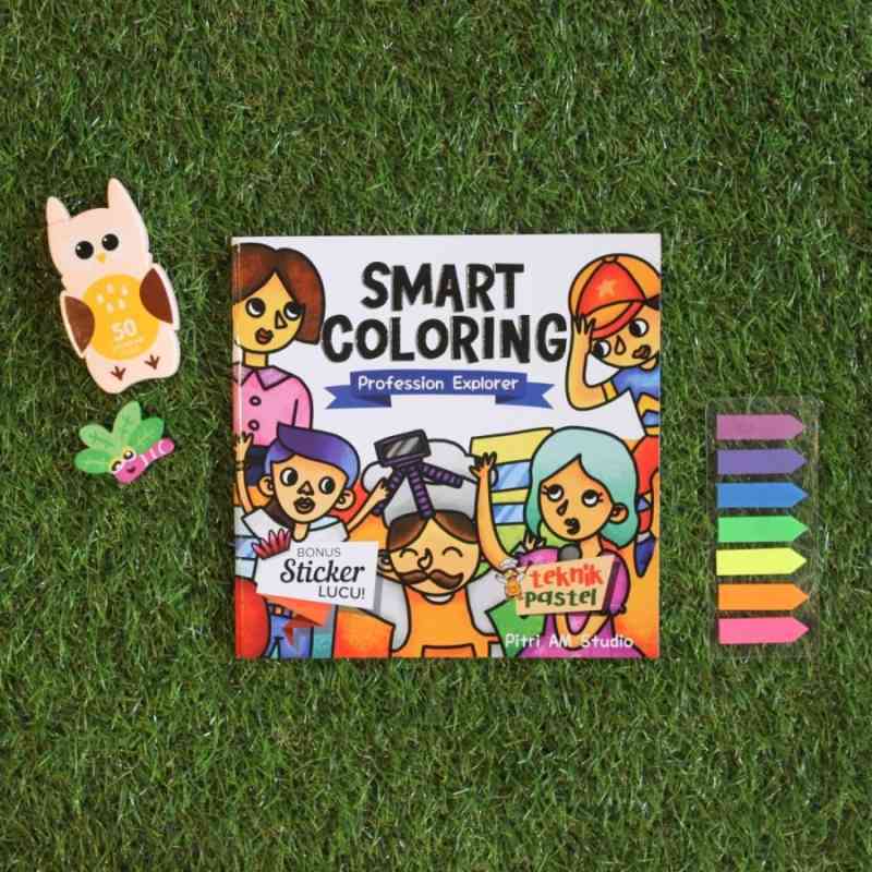 Promo BUKU ANAK : SMART COLORING : PROFESSION EXPLORER : BUKU MEWARNAI ...
