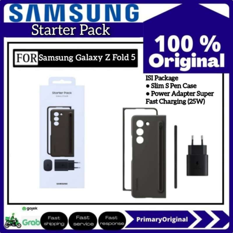 Promo Case Original Samsung Galaxy Z Fold 5 Starter Pack Slim S Pen ...