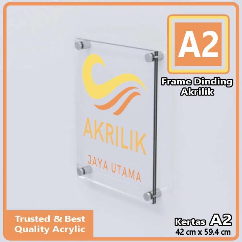 Promo Frame Akrilik Foto / Frame Dinding Akrilik / Acrylic Frame A2 ...