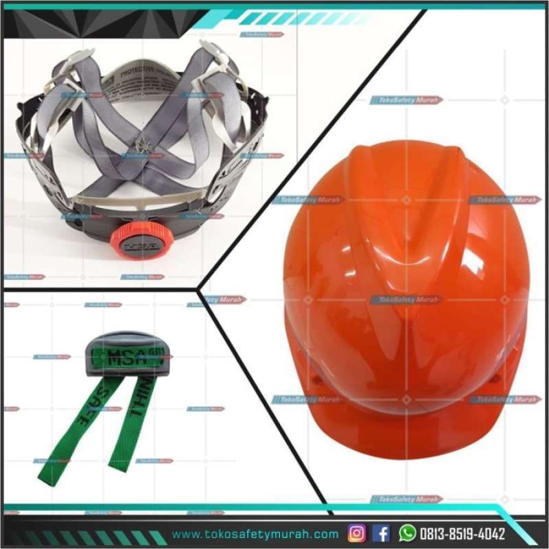 Promo Helm Safety Helm Proyek SNI MSA Lokal Plus Fastrack Diskon 23% di ...