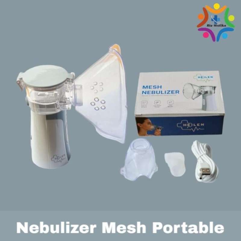 Promo Nb06 Portable Mesh Nebulizer Alat Uap Asma Inhaler Inhalasi ...