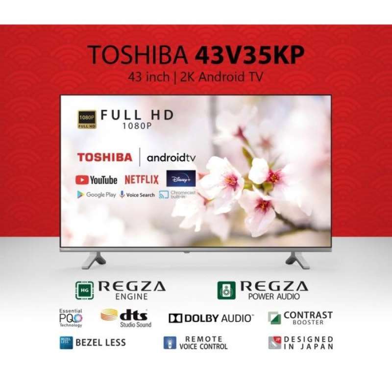 Jual Toshiba 43v35kp Led Smart Fhd Android Tv 43 Inch Di Seller Ufo Elektronika Nganjuk Official ...