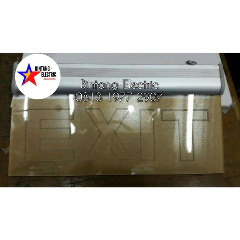 Promo Lampu Darurat EXIT / Lampu Emergency EXIT LED - 3 Diskon 23% di ...