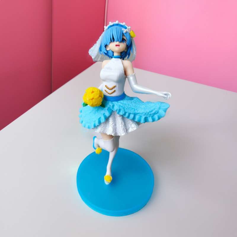 Jual Action Figure Zero Kara Rem Gaun Biru Dan Pink Di Seller Bungkus ...