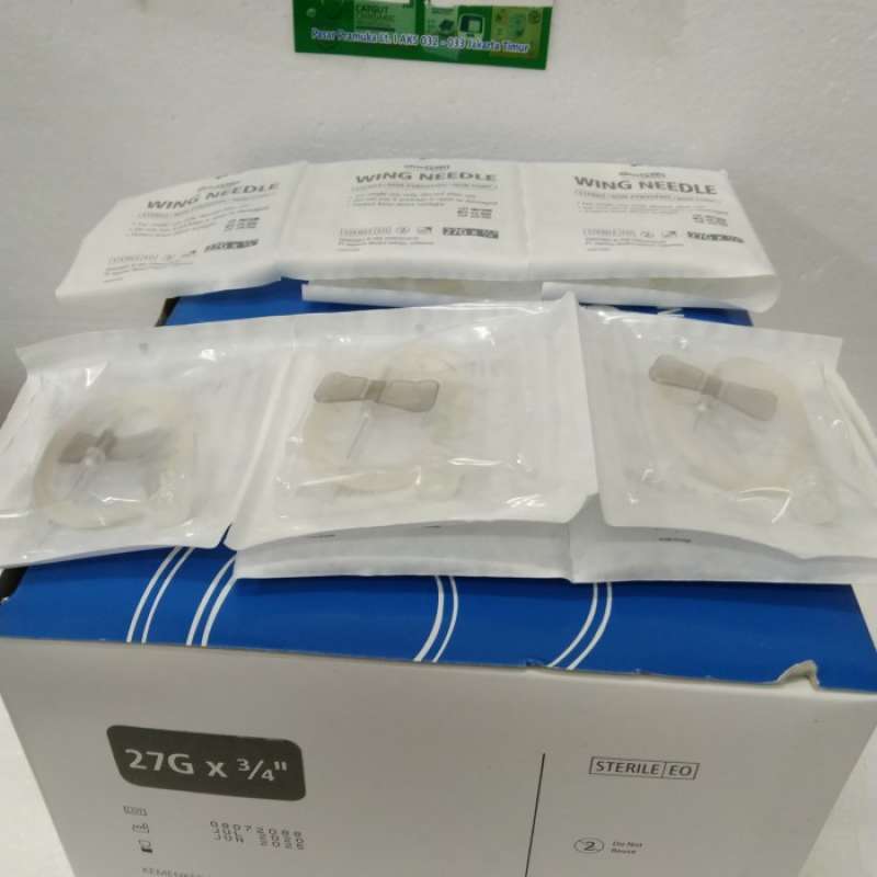 Promo Wing Needle One Med 27g X 3/4 Box Isi 100 Pcs Diskon 23% Di ...