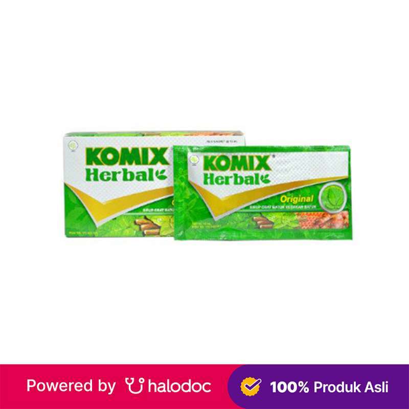 Jual Komix Herbal Original 15 Ml 6 Sachet Di Seller Apotek Halomedika ...