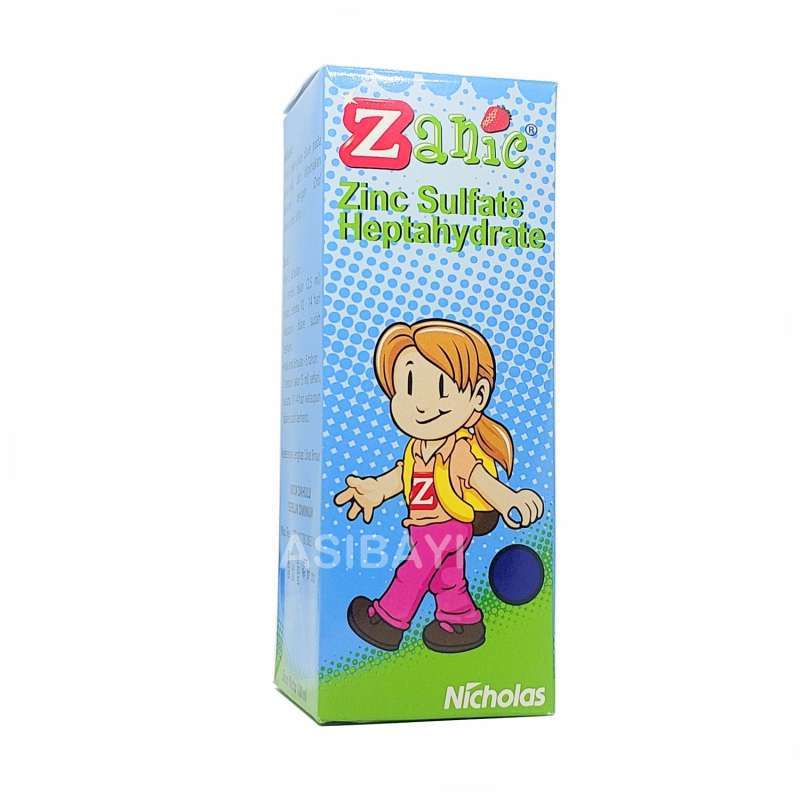 Jual Zanic 100ml Suplemen Zinc Sulfate Untuk Anak Bayi Di Seller ...