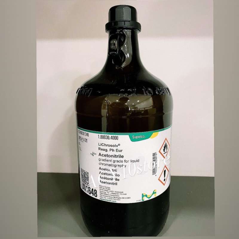 Promo Merck 1.00030.4000 Acetonitrile Gradient Grade 4l Diskon 23% Di ...