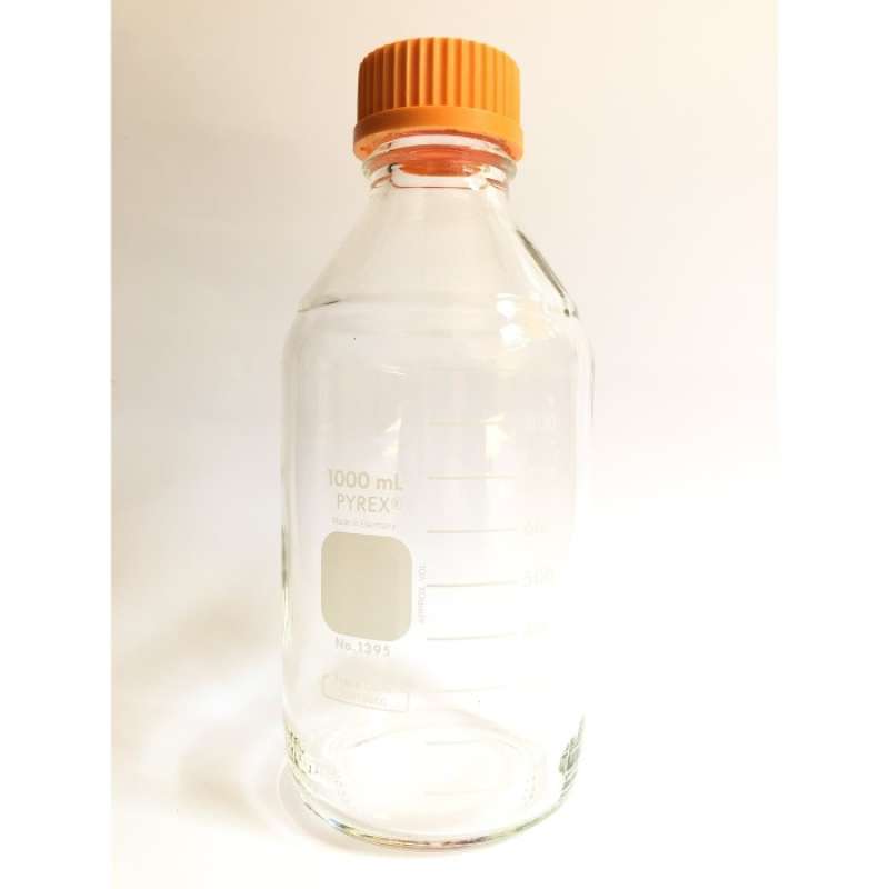 Promo Laboratory Bottle 1000 Ml, Corning Pyrex Usa 1395-1l. Diskon 23% ...