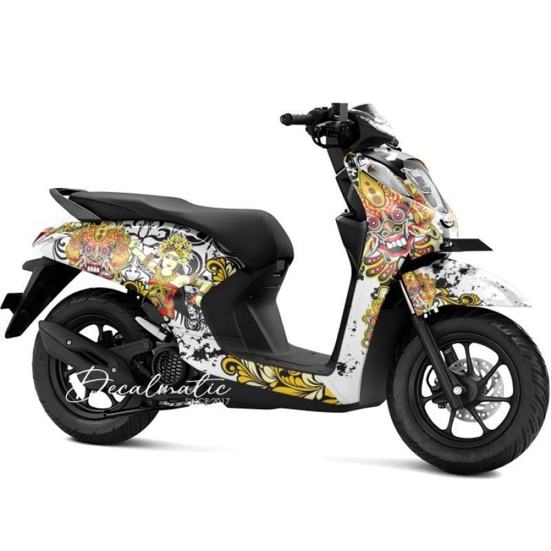 Jual Stiker Full Body Decal Variasi Motor Honda Genio - Barong bali ...
