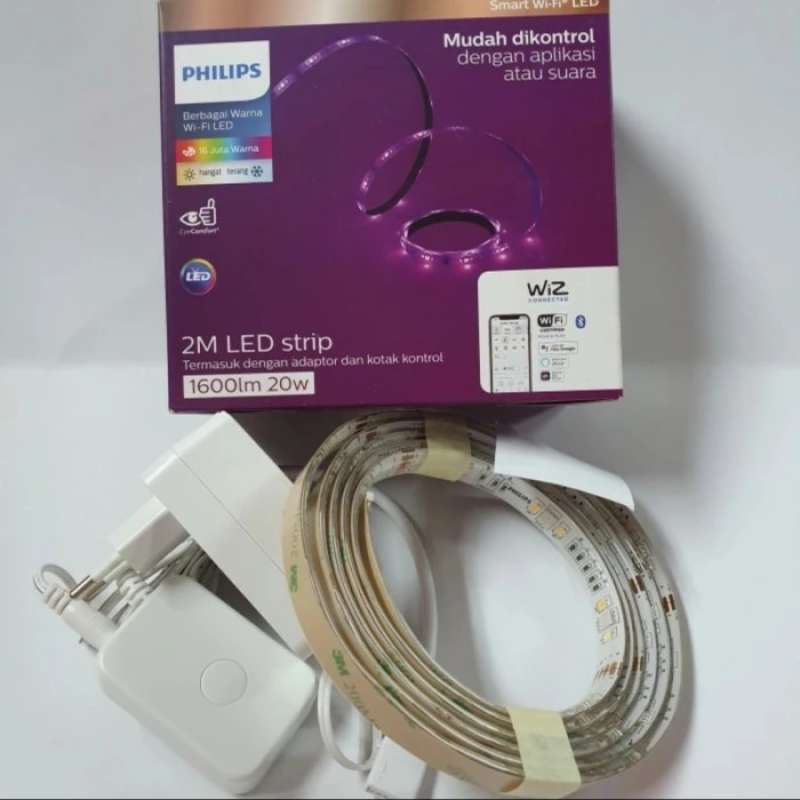 Promo Lampu Led Strip Smart Wifi Extension Kit 2m Philips Original ...