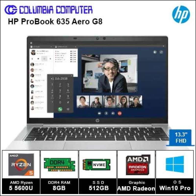 Promo HP ProBook 635 Aero G8 Notebook PC R5-5600U 8GB 512GB 13.3FHD Win10 Diskon 33% di Seller ...