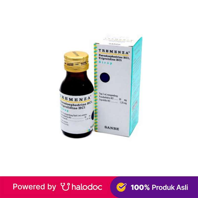 Jual Tremenza Sirup 60 ml di Seller Apotek Halomedika Sukmajaya Depok ...