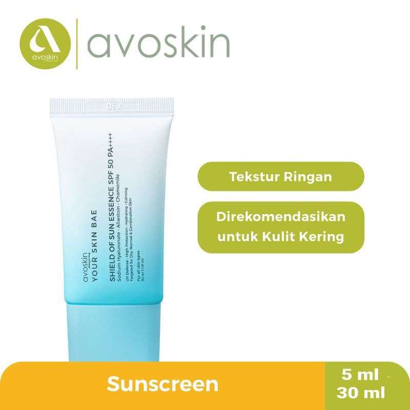 Promo Avoskin Ysb Shield Of Sun Essence Spf 50 Pa++ 5ml | Sunscreeen ...