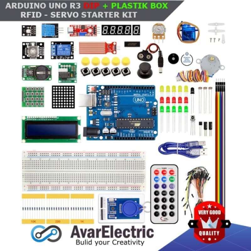 Jual Arduino Uno Starter Kit Komplit Rfid Servo Stepper Di Seller ...