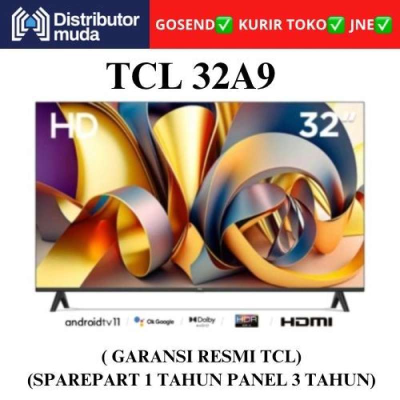 Jual Tcl Smart Led Tv Android 11 32 Inch 32a9 Dolby Audio Resmi Terbaik ...