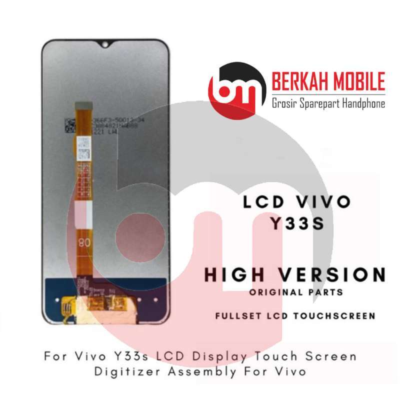 Jual Lcd Vivo Y33s V2120 Original Fullset Touchscreen Garansi + Packing ...