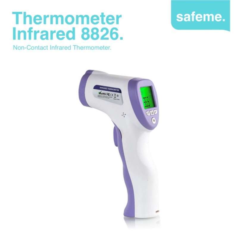 Promo Thermometer Digital Infrared Non Contact Aiqura Termometer Suhu ...