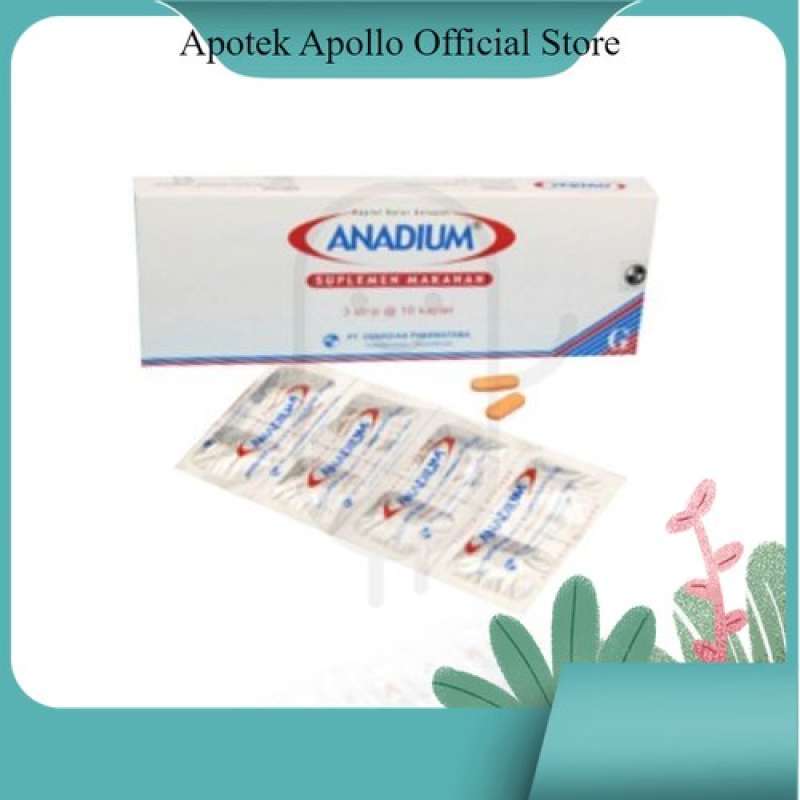 Jual Anadium Box 30 Kaplet Di Seller Apotek Apollo Official Store ...