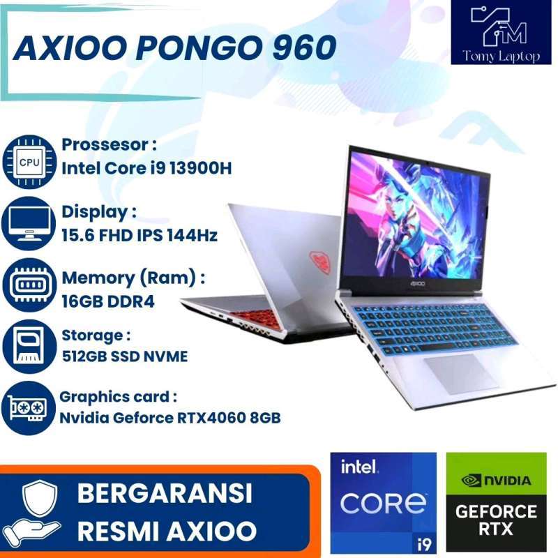 Jual Laptop Gaming Axioo Pongo 960 Intel Core I9 13900h Ram 16gb Ssd ...