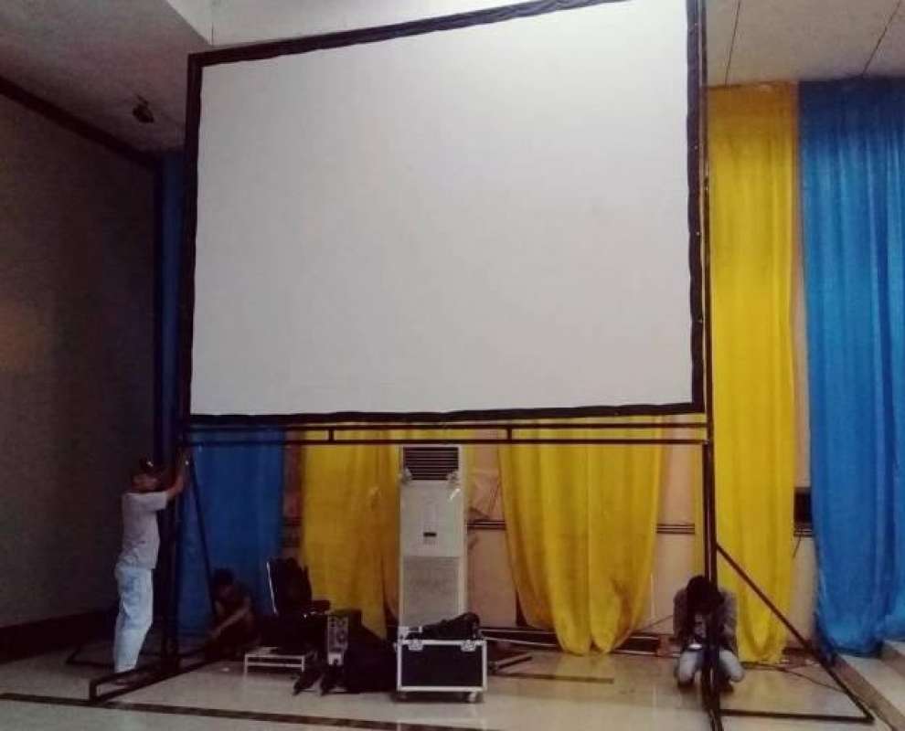 Promo Screen Proyektor/layar Proyektor 3x4 Meter Diskon 33% Di Seller ...