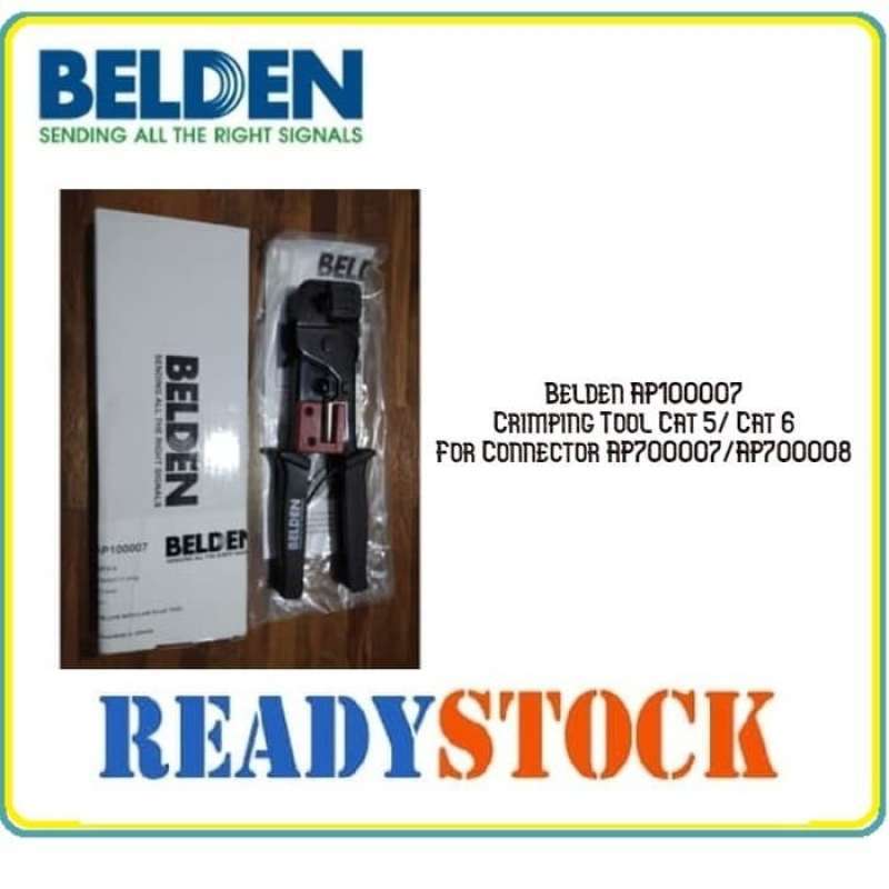 Promo Belden Crimping Tool Ap100007 Rj45 Utp Deluxe Modular Plug Tool ...