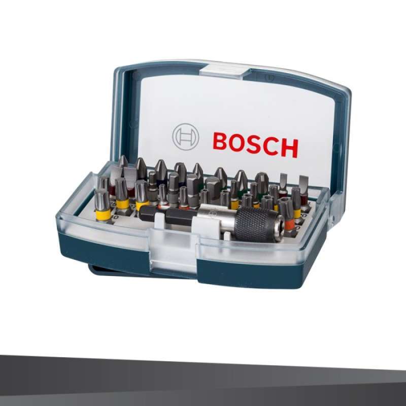 Promo Bosch X-line 32 Screwdriver Bit Set With Color Coding / Mata ...