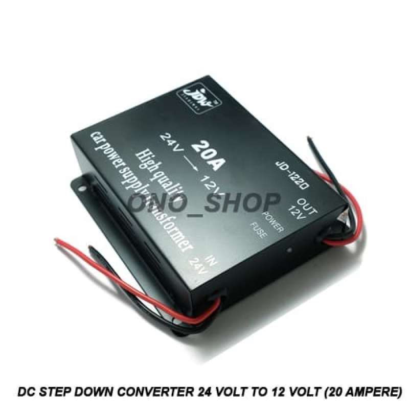 Promo Dc Step Down Converter 24 Volt To 12 Volt (20 Ampere) Diskon 23% ...