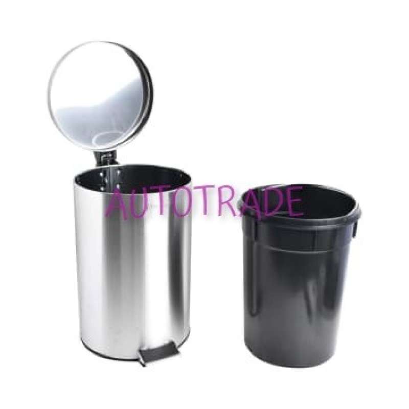 Promo Krisbow Tempat Tong Sampah Slow Close 12 Liter Tong Satin Finish ...