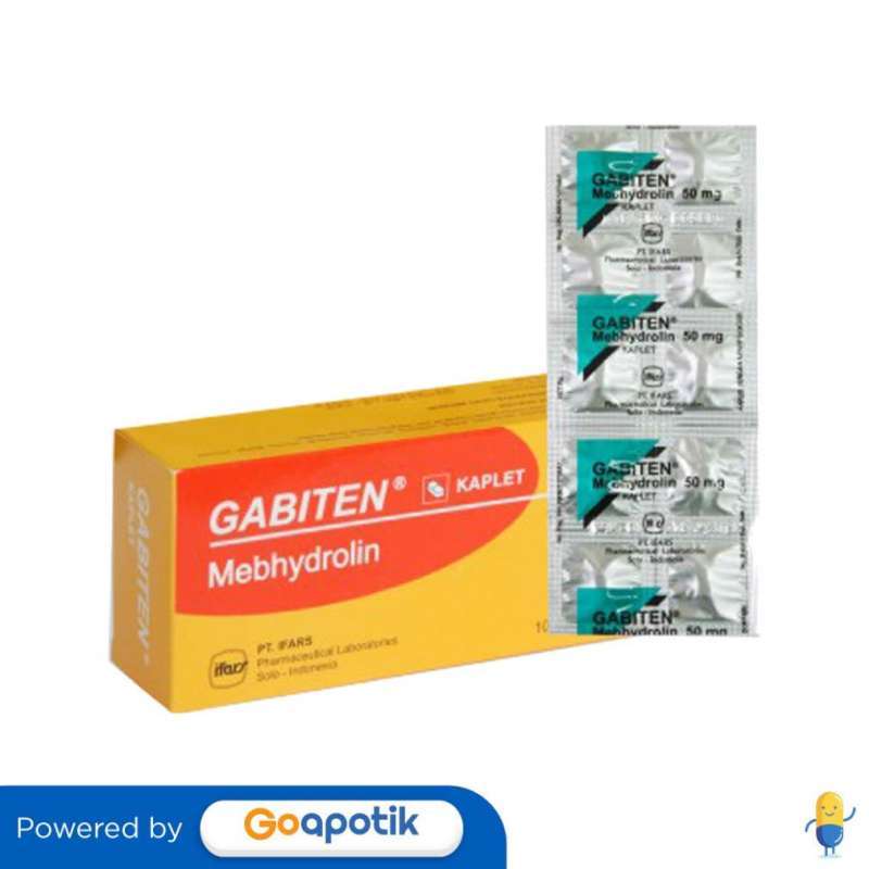 Jual GABITEN 50 MG BOX 100 KAPLET di Seller Apotek Prima Sukamenak ...