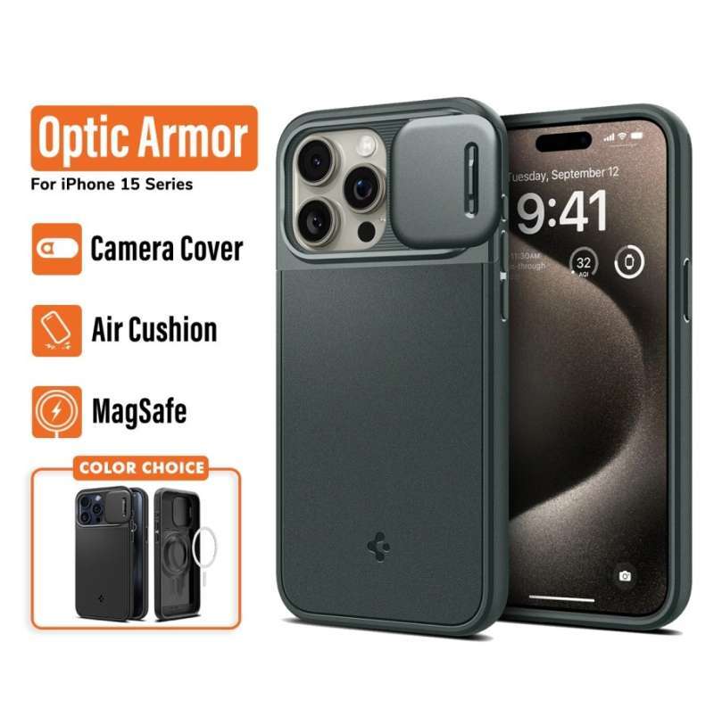 Jual Spigen Optik Armor Iphone 15 Pro Spesifikasi Original, Murah ...