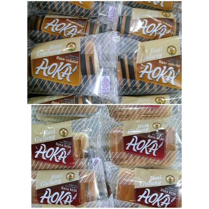 Jual Roti Super Lembut Aoka Roti Gulung Aoka Roti Viral Lembut Aoka ...