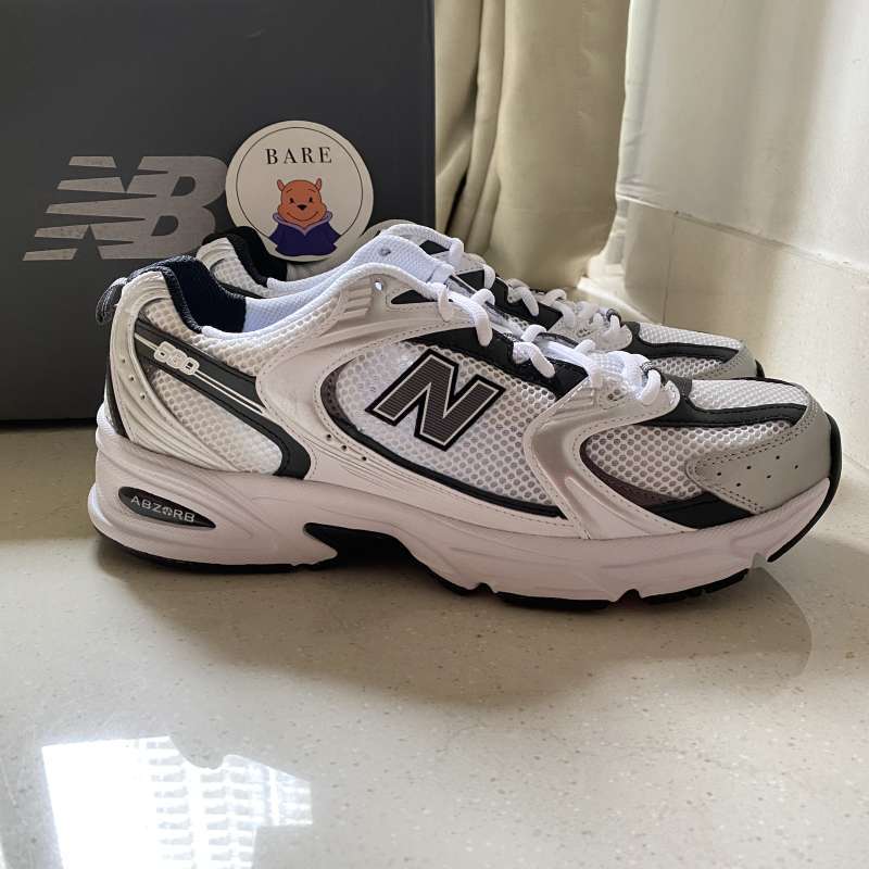 Jual New Balance 530 White Silver Metallic Black [mr530lb] Di Seller ...