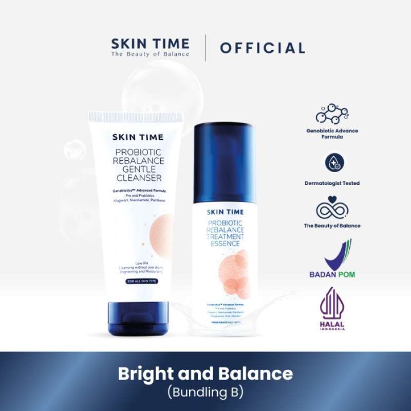 Promo Skin Time Bright And Balance Bundling B Diskon 33% Di Seller Amor ...